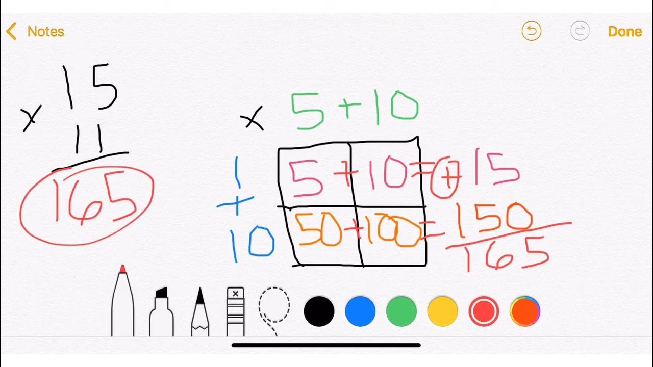 Box Method Multiplication reverse - YouTube