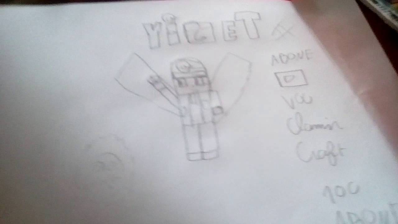 (Tuto)#4comment dessiner un skins minecraft - YouTube
