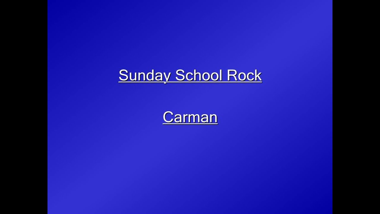 Sunday School Rock Lyrics Video - YouTube