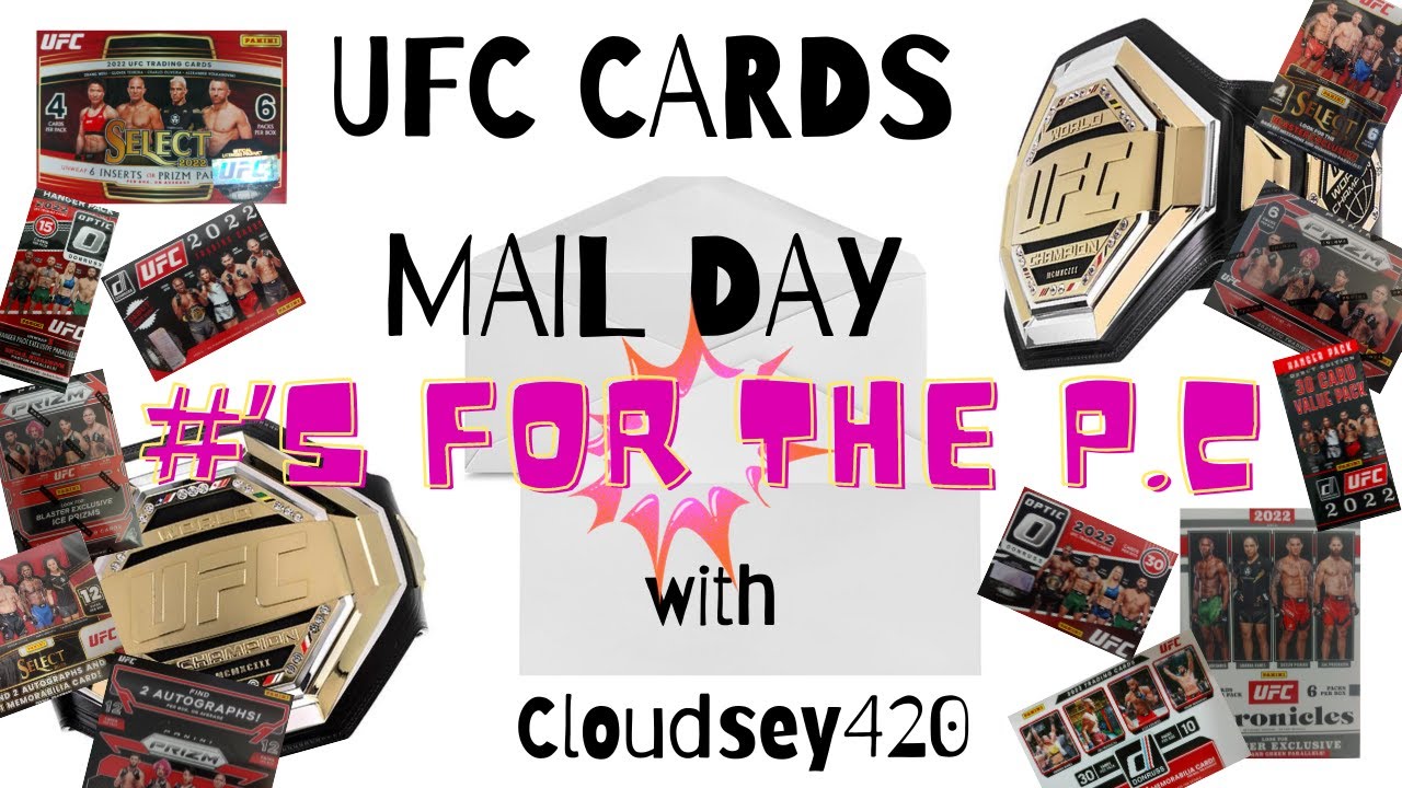 UFC Cards mail day Part 37 ( Bringing some more numbered cards to the ...