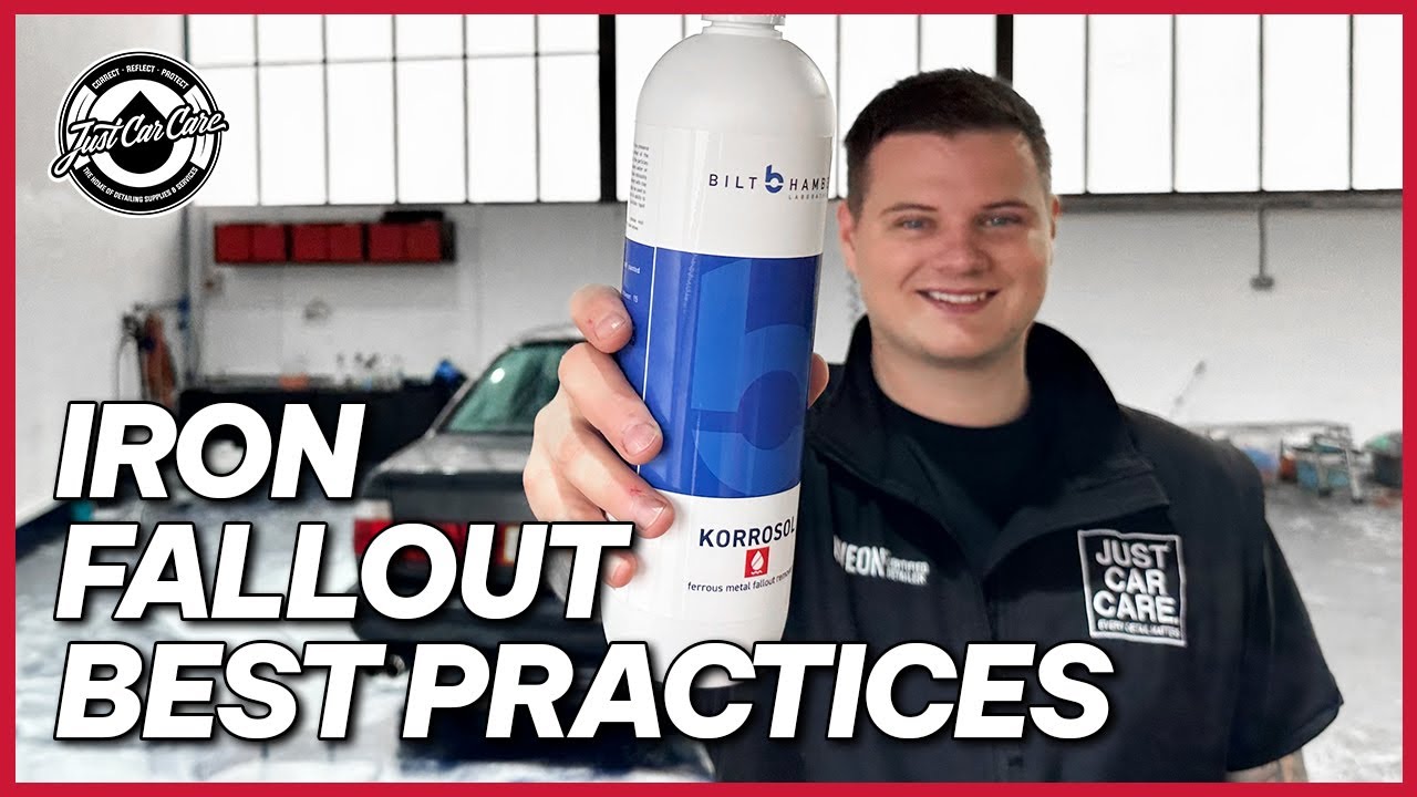 The BEST method to use iron fallout remover | Detailing Best Practices - YouTube