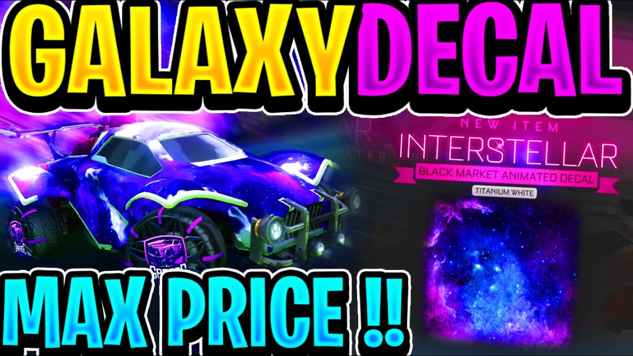 ROCKET LEAGUE ITEM SHOP - *BLACK MARKET* Titanium White Interstellar ...