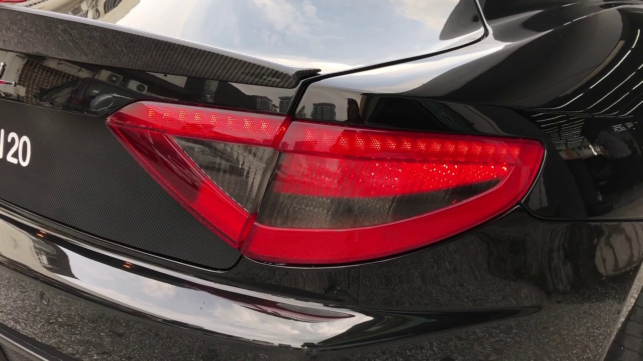 Maserati Tail Lamp Smoke from WRC - YouTube