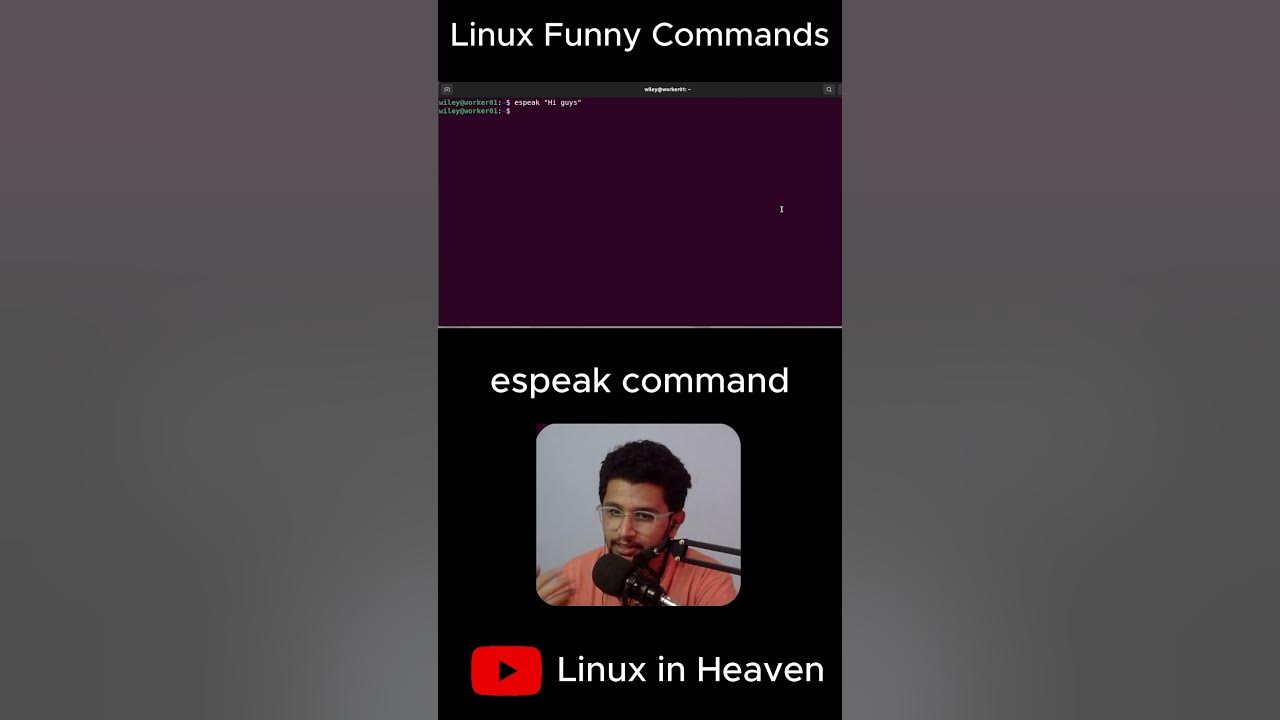 Espeak Command Linux Funny Commands Shorts Linux Bashscripting Coding Opensource 