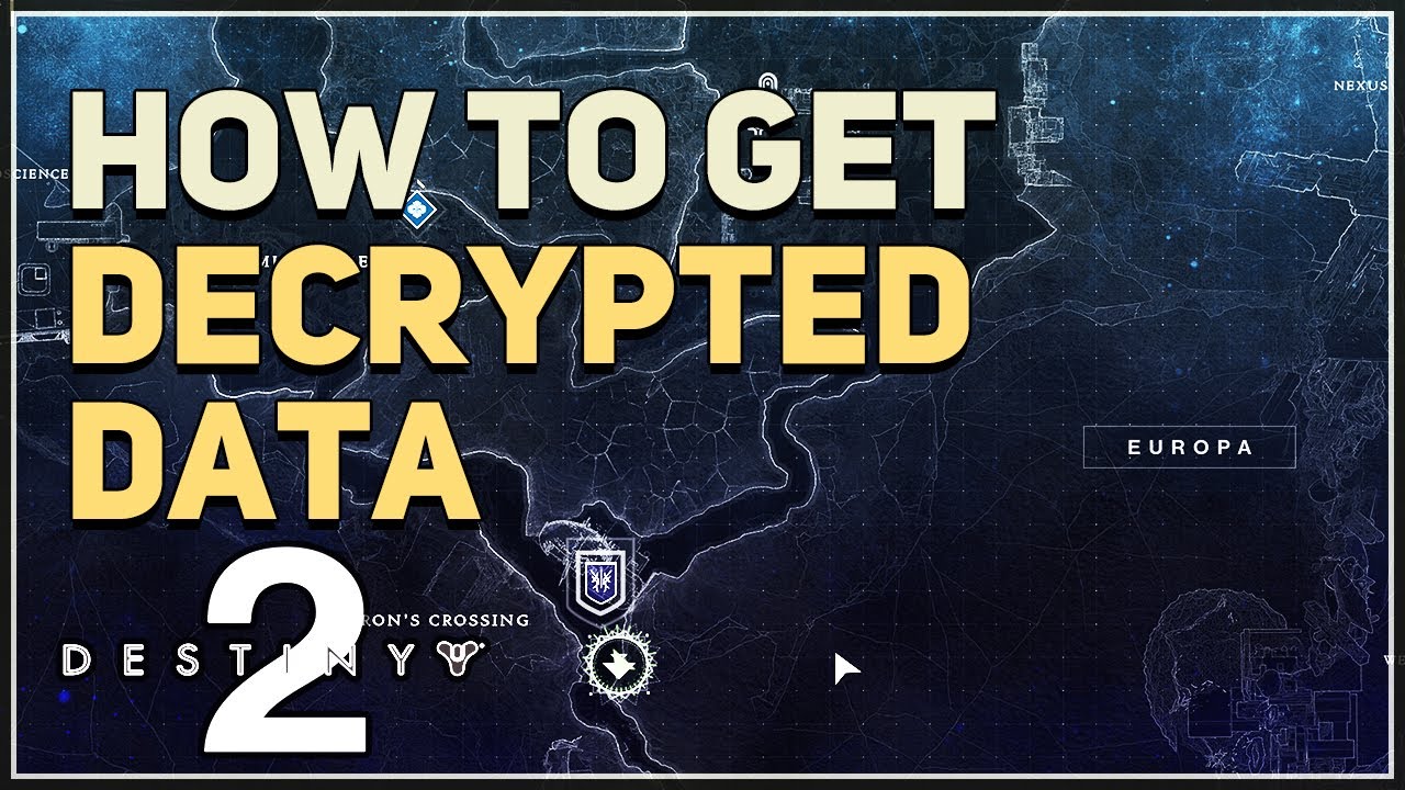 How to get Decrypted Data Destiny 2 - YouTube