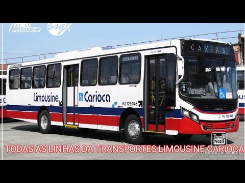 Todas as linhas da Transportes Limousine Carioca - YouTube