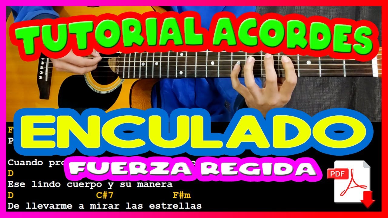 [TUTORIAL] Enculado Fuerza Regida - Guitarra - Acordes - YouTube