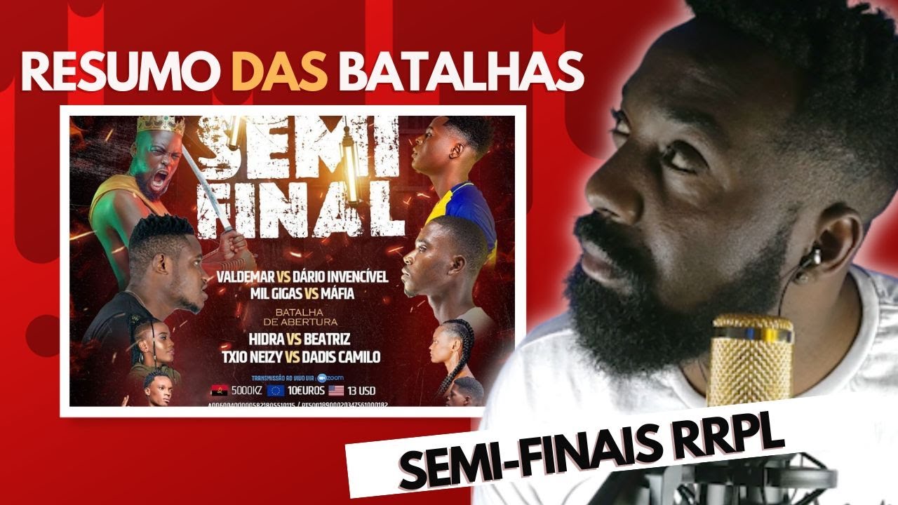 RESUMO | BATALHAS DA SEMI FINAL DA RRPL - YouTube
