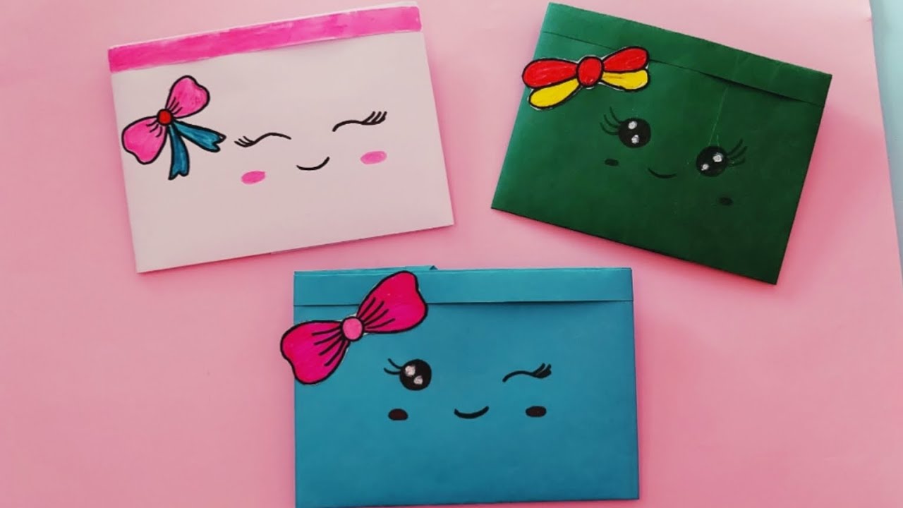How To Make Origami Pouch / DIY No Glue Paper Pouch / Easy Paper Craft ...