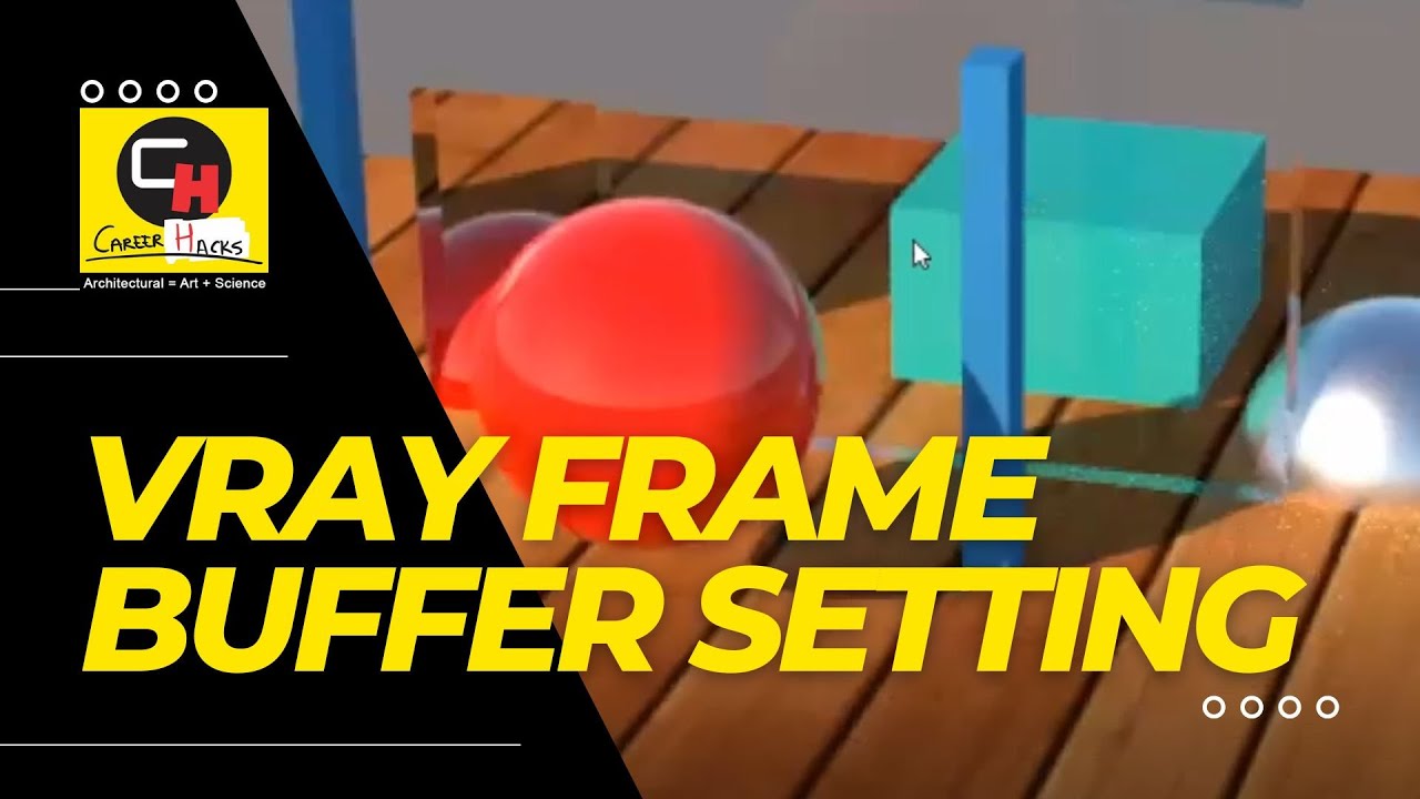 V-ray frame buffer setting / V-ray sun tool / 3ds max V-Ray - YouTube
