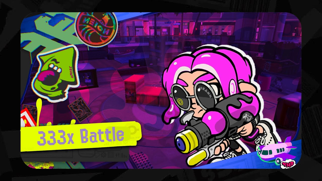 Splatoon 3, my first 333x battle! - YouTube
