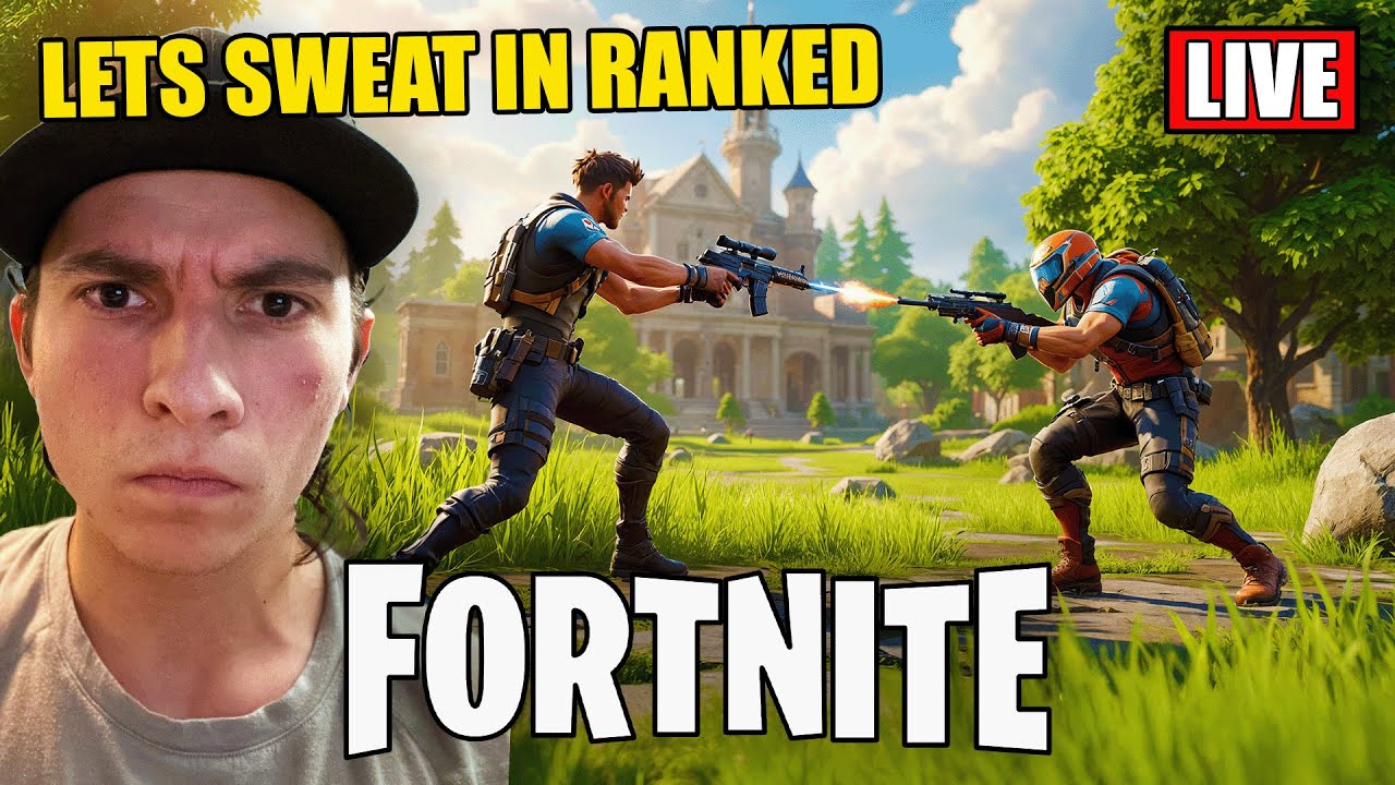 Sweating In Ranked Fortnite And Playing With Viewers - YouTube