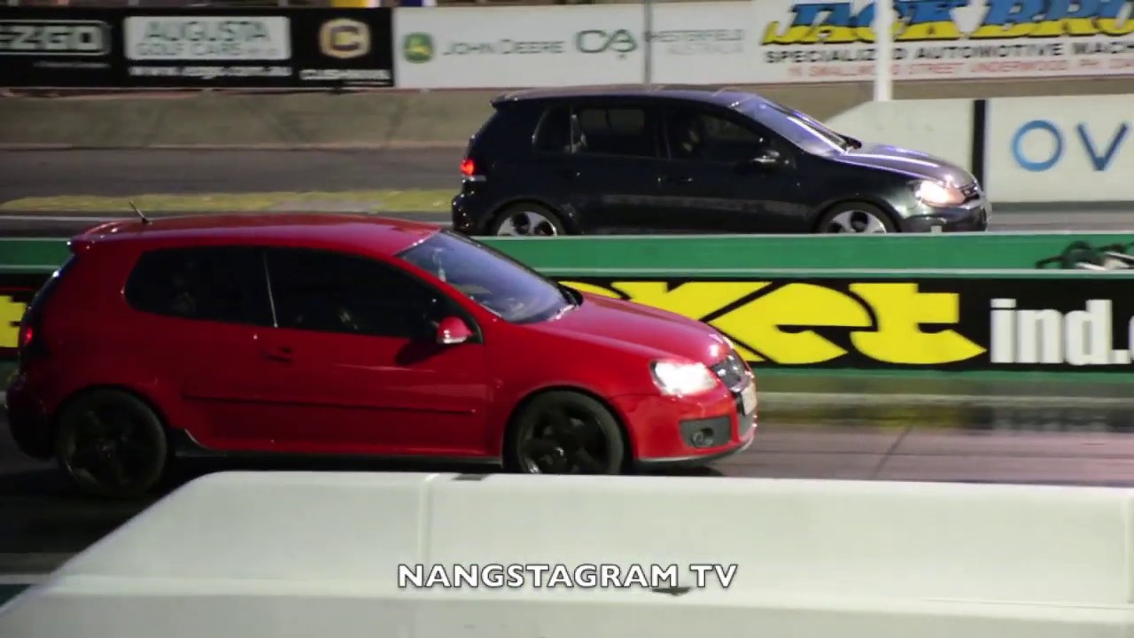 Golf GTi Drag Race - YouTube