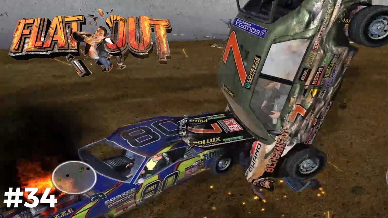 Flatout 1 (2004) - Demolition Derby Gameplay #34 - Demolition Arena (Pc ...