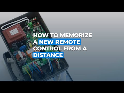 How to memorize a new remote control from a distance - FALK - Motorline ...