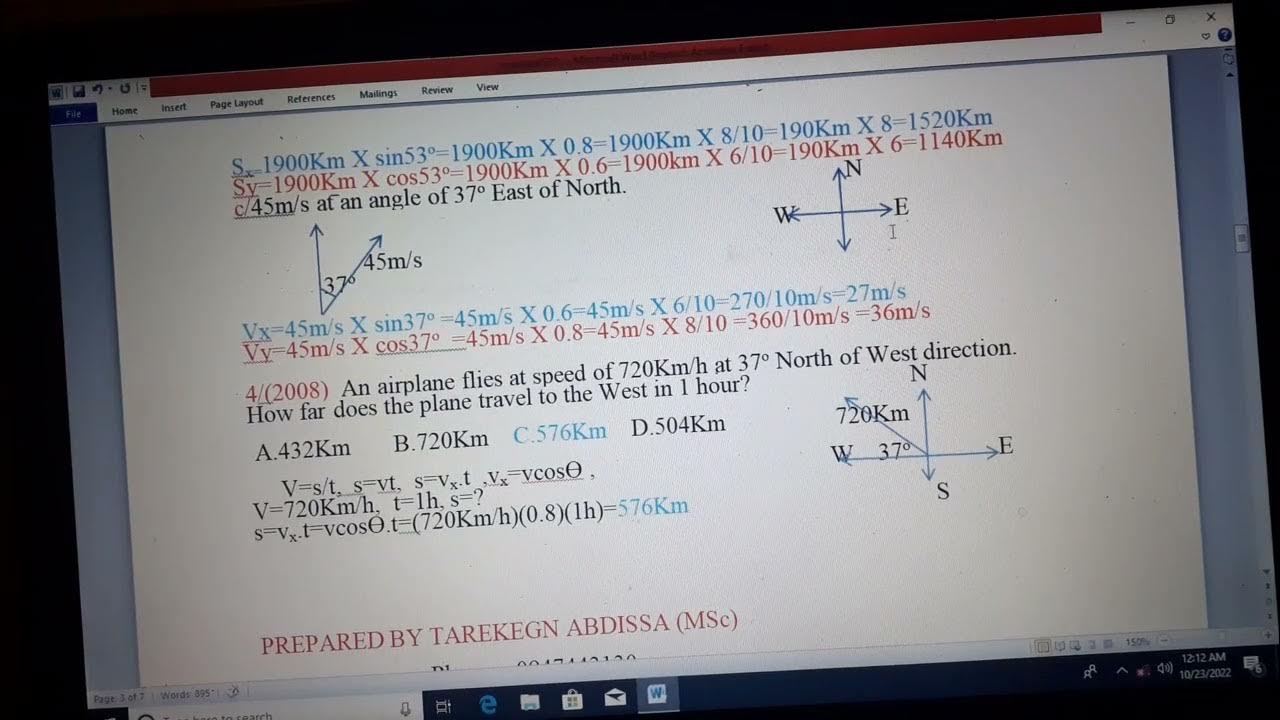 Physics grade 11 ,Unit 2 part 1 in Afan Oromo - YouTube