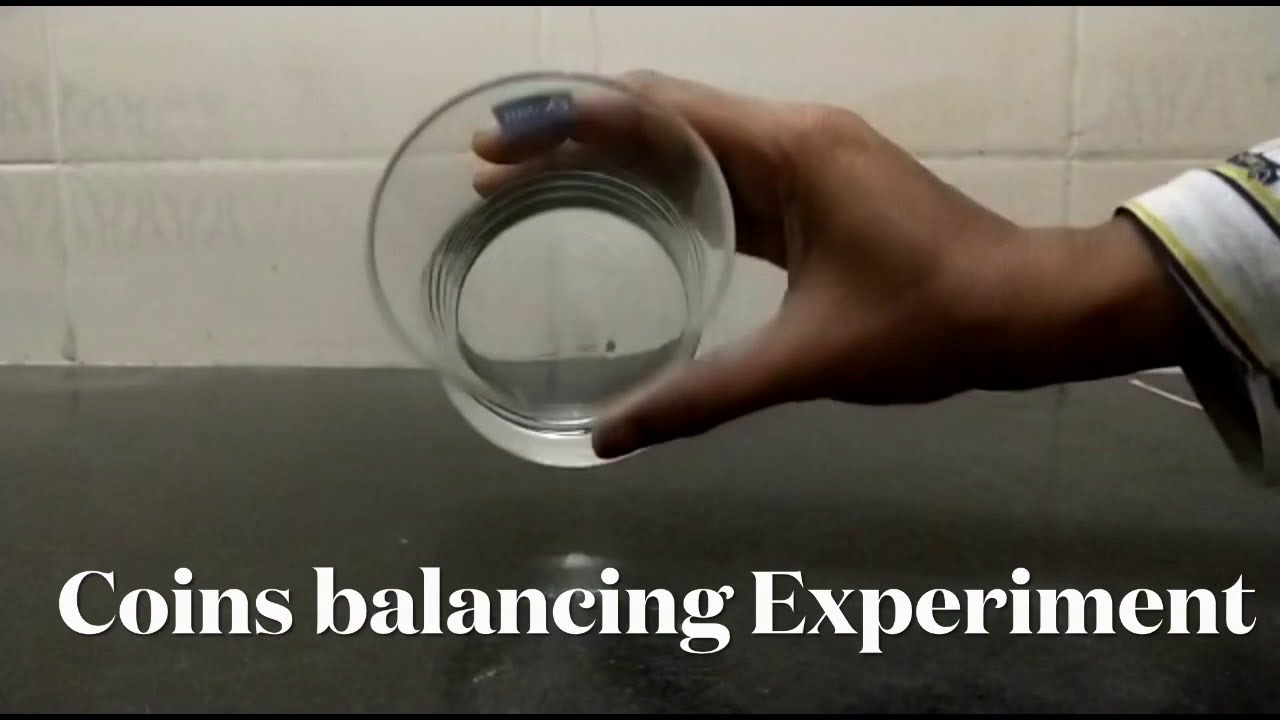 Coin Balancing Experiment - YouTube