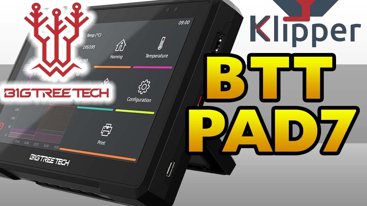 Big Tree Tech Klipper Pad7 Setup and Review - YouTube