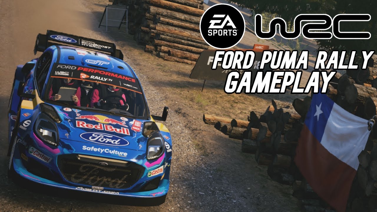 EA Sports WRC: Ford Puma Rally1 at Chile [Gameplay] - YouTube