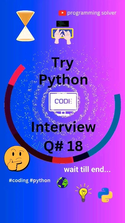 99% FAIL TO SOLVE THIS PYTHON INTERVIEW QUIZ IN 10 SECONDS!!! python questions and answers Q#18 ...