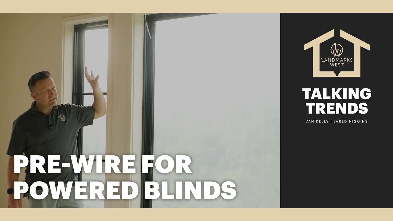 Pre-Wire for Your Powered Blinds - YouTube