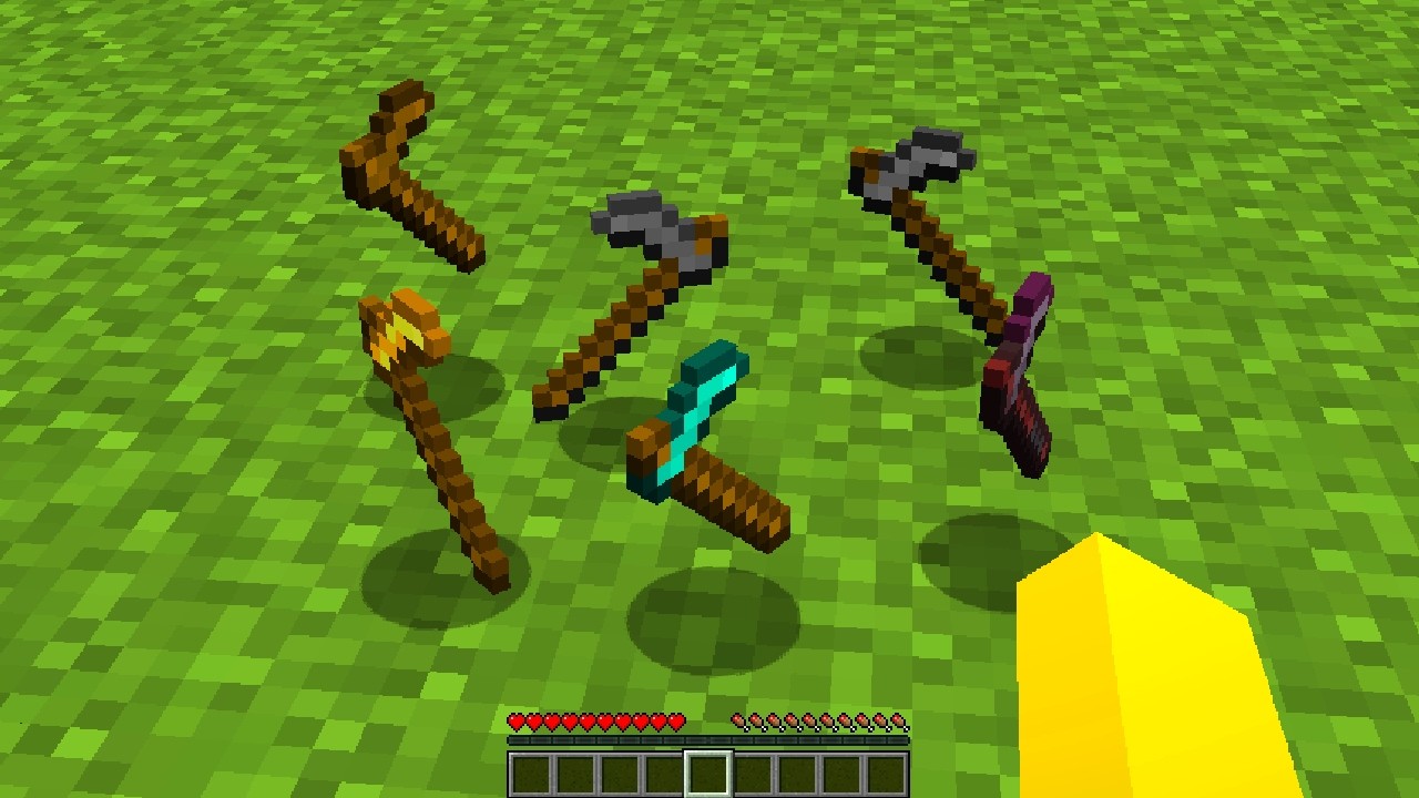 Eu tentei pegar TODAS as enxadas do minecraft (é serio) - YouTube