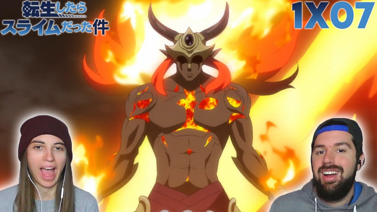 ¡RIMURU TEMPEST VS IFRIT! - REACCIÓN 1X07 TENSEI SHITARA SLIME DATTA ...