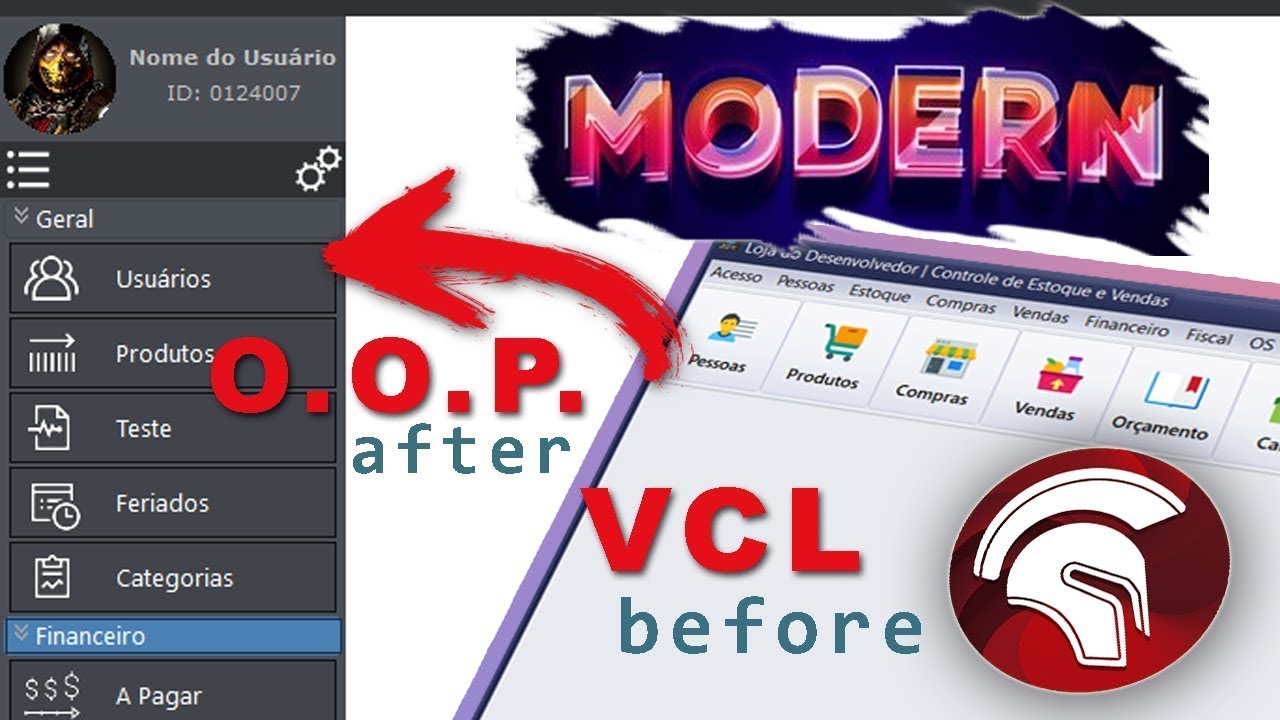 Delphi VCL Menu Web Design Elegante e Moderno 🤩🚀 #delphi # ...