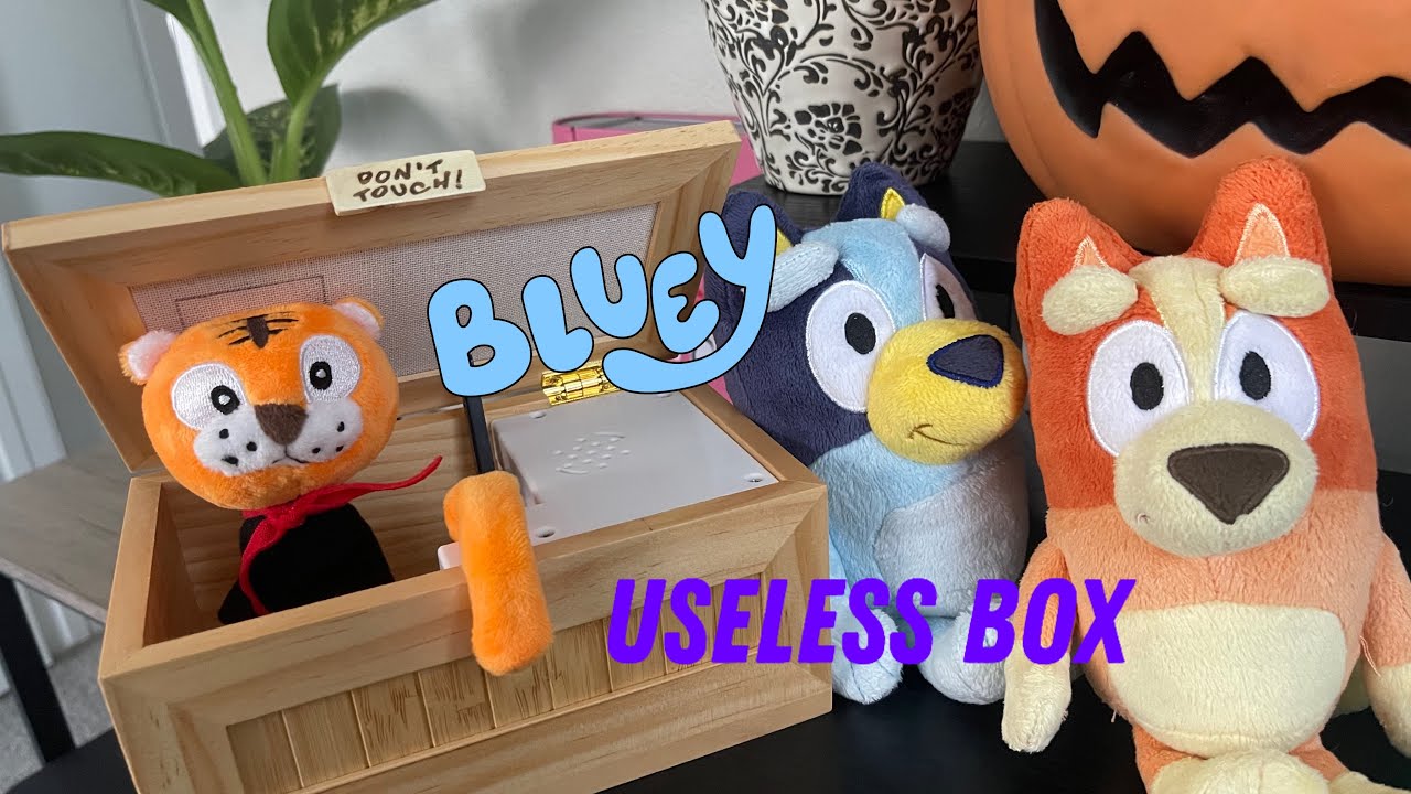Bluey and bingo: useless box don’t touch the tiger cartoon for kids ...