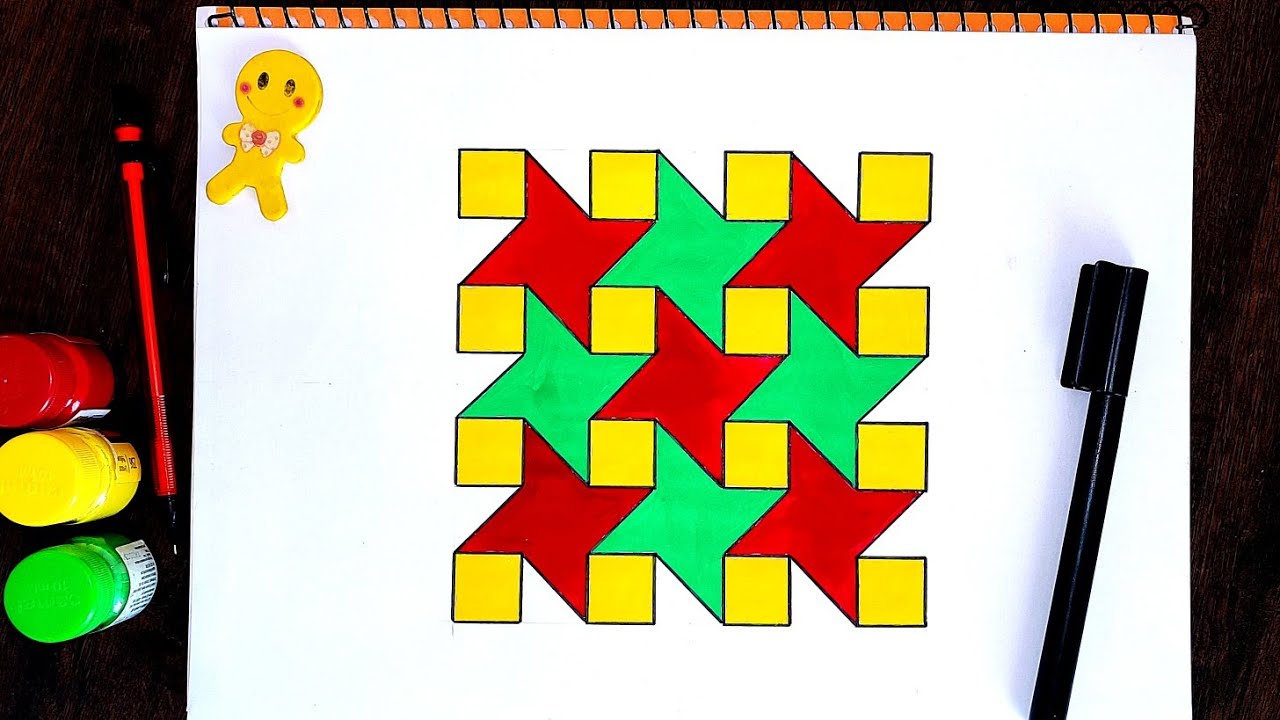 Geometric Square Pattern | Geometric Pattern of Square Shape ...