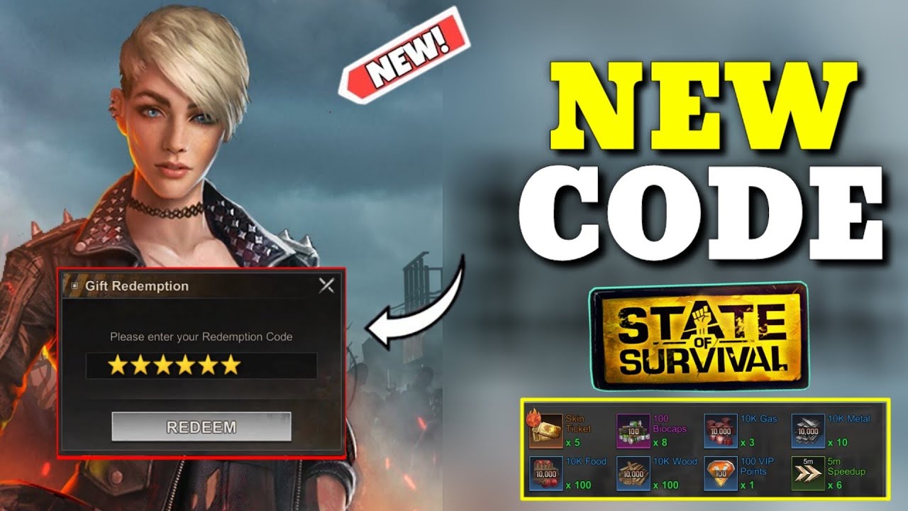 *NEW* STATE OF SURVIVAL GIFT CODE OCTOBER 2022 || SOS GIFT CODES ...