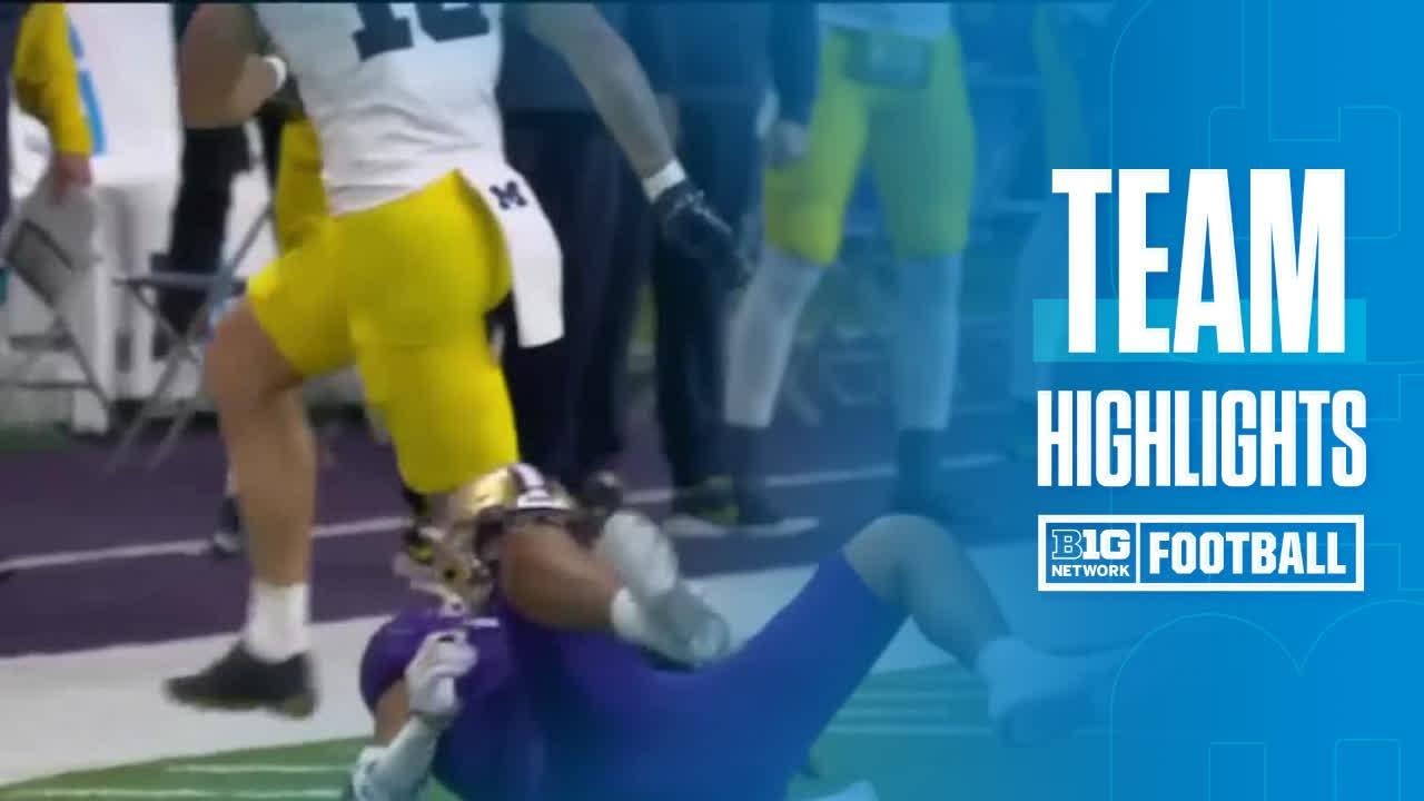 Defensive Highlights | Washington vs. Michigan | Washington Football ...
