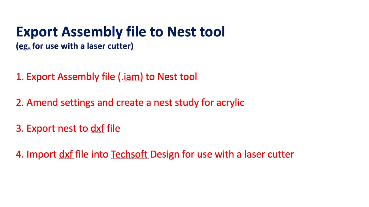 6. Inventor Tutorial - Assembly to Nest for laser cutting - YouTube