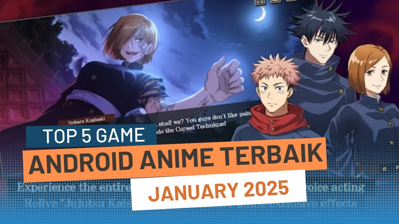 5 Rekomendasi Game Android dengan tema serial Anime Jepang #gameandroid ...