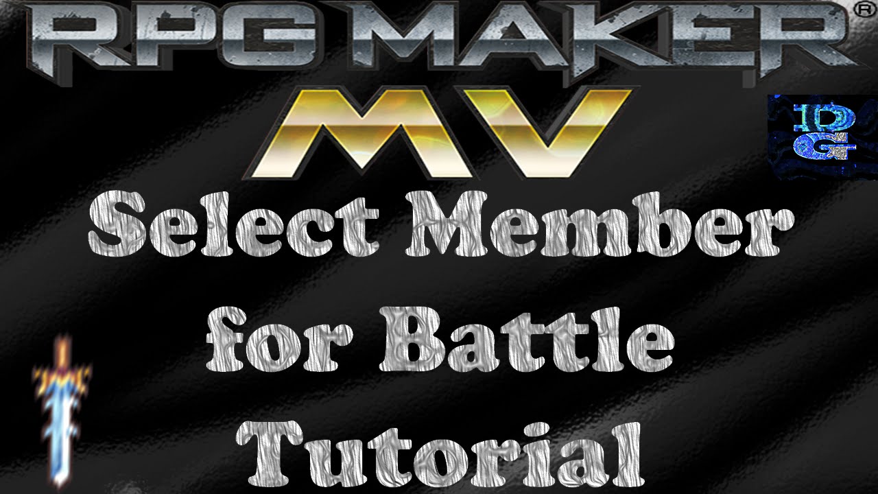 RPG Maker MV Select Member for Battle Tutorial - YouTube