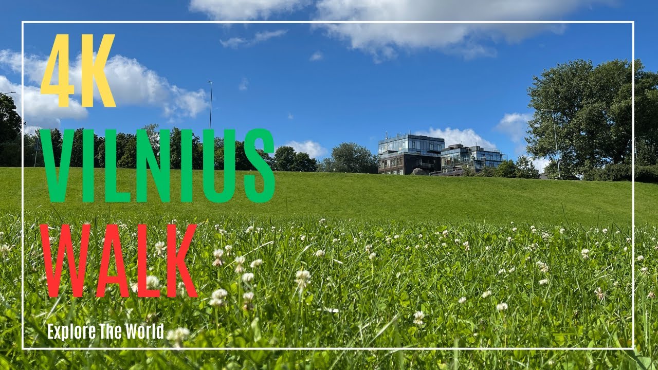 【4K】 Lithuania Vilnius Walk - Vingis Park with City Sounds - YouTube