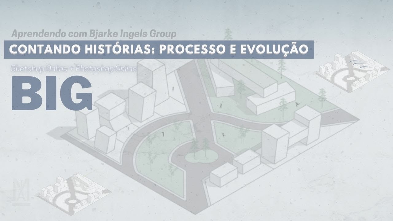 Diagramas de Arquitetura e Urbanismo - Modelo de apresentação BIG - Pt ...