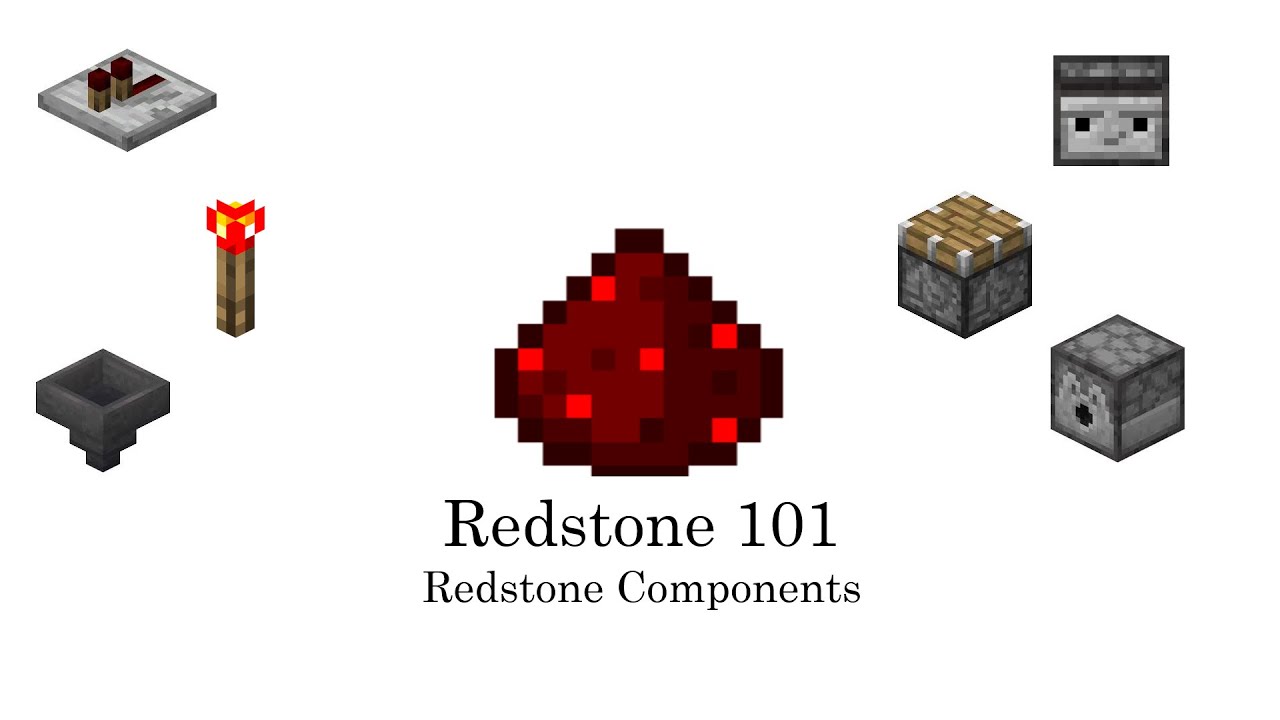 Redstone 101: Redstone Components - YouTube