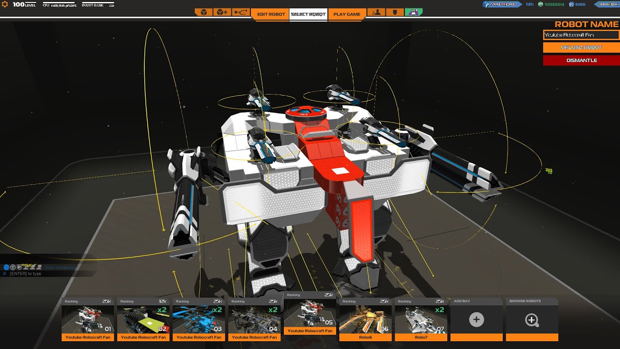 Robocraft Tutorial - Building a SMG Mech - YouTube