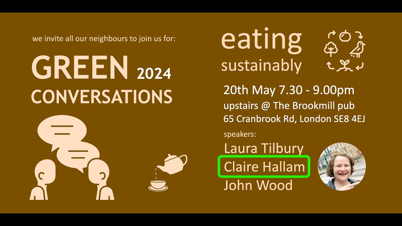 SJS Green Conversation 20/5/24 EATING SUSTAINABLY: Claire Hallam ...