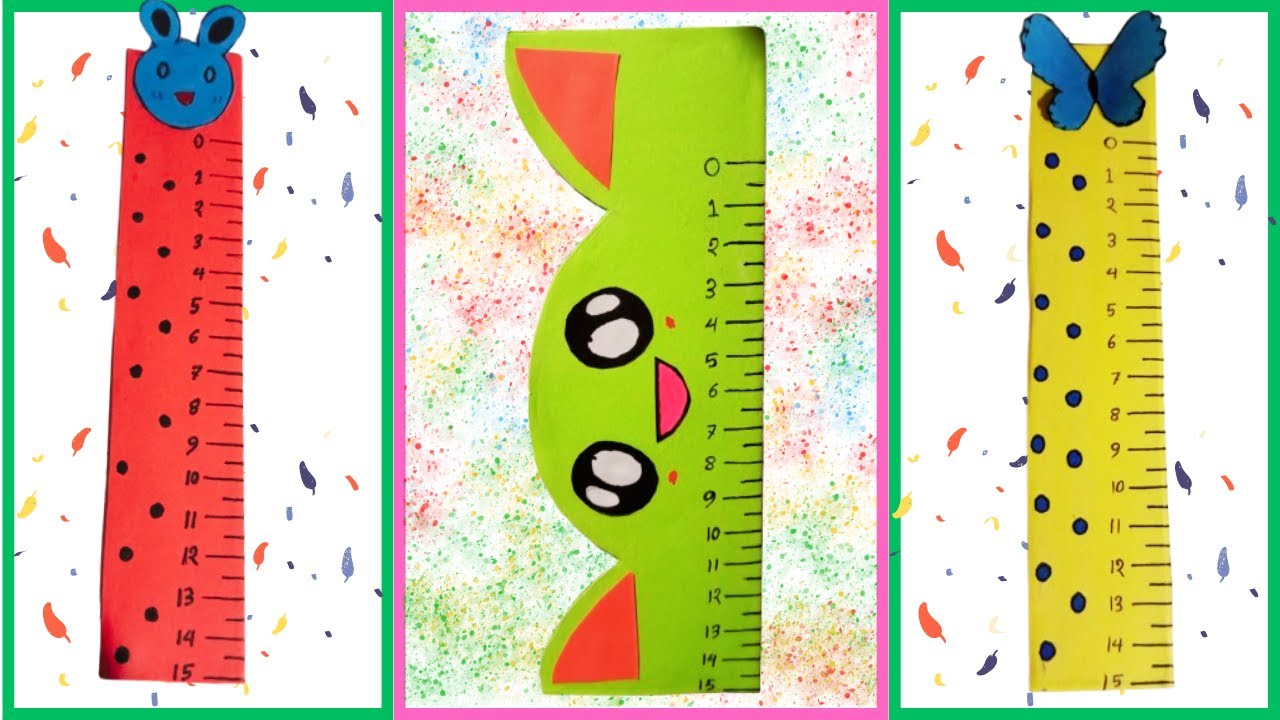 How to make a paper scale/ Back to School / craft with paper / Paper ...