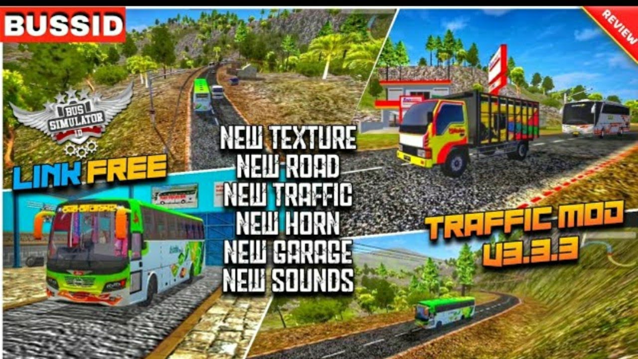 Bus Simulator Indonesia New Traffic Mod version 3.3.3 || Bussid Traffic ...