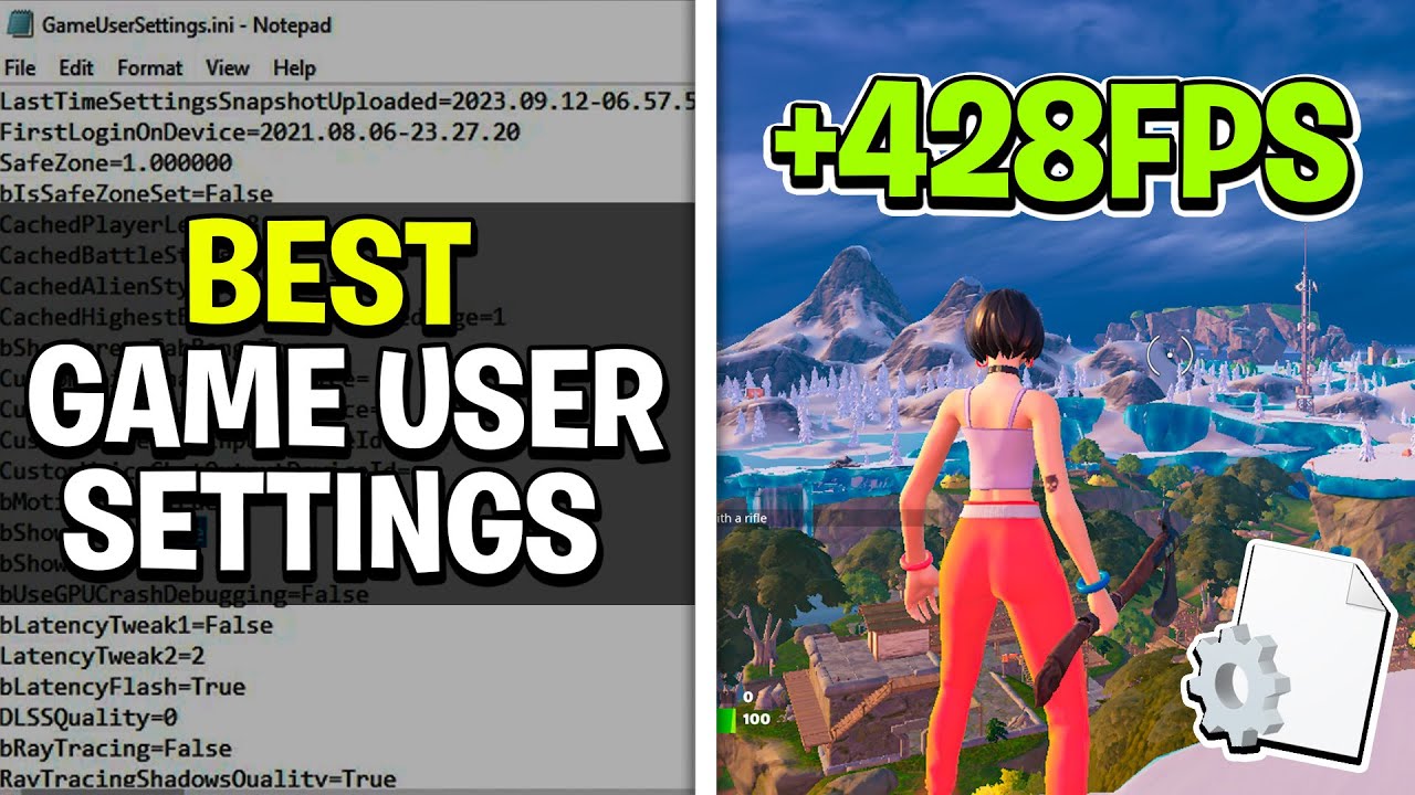 🔧The BEST Game User Settings in Fortnite Chapter 4 SEASON 4! 🔥 (0 Input ...