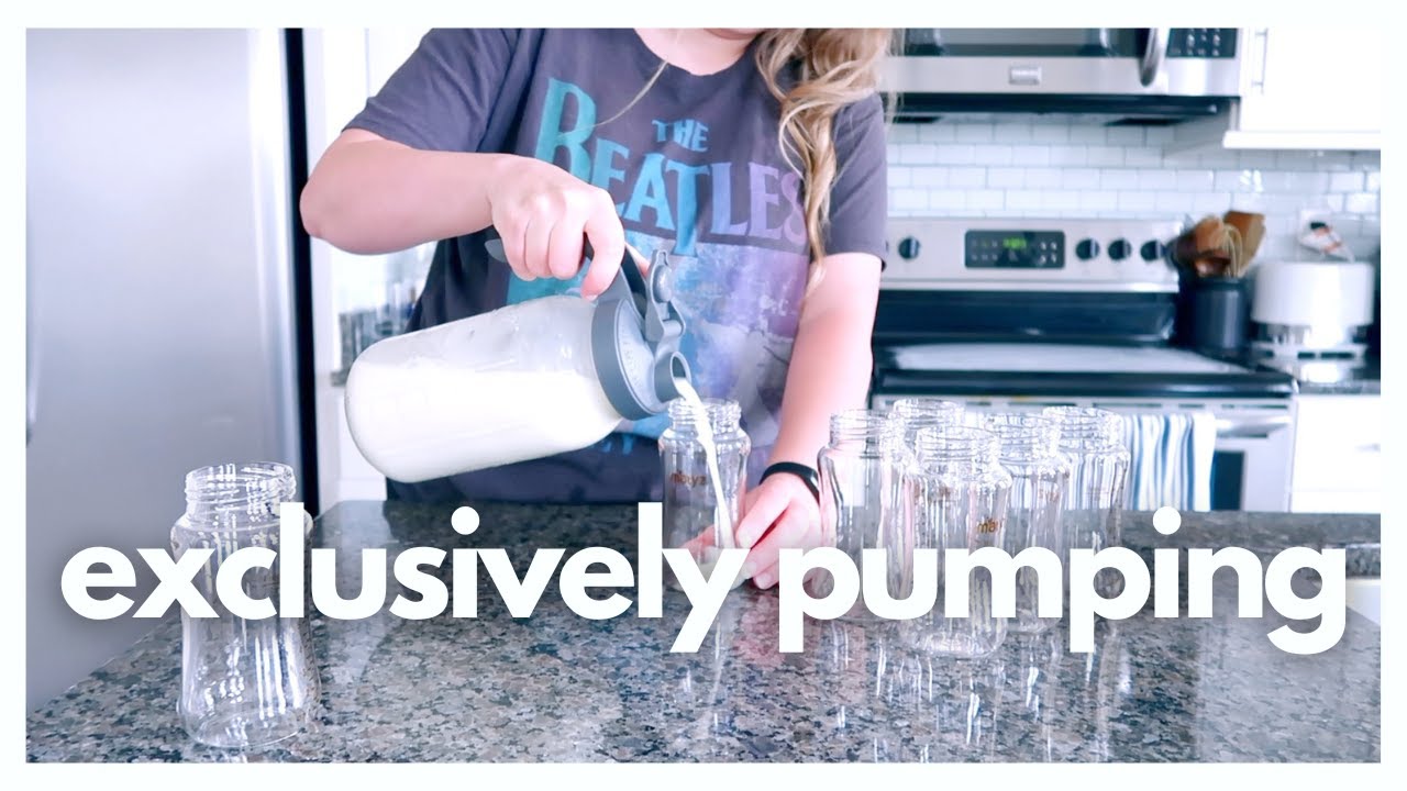 FULL DAY OF PUMPING | my pumping routine at 4 months postpartum ...