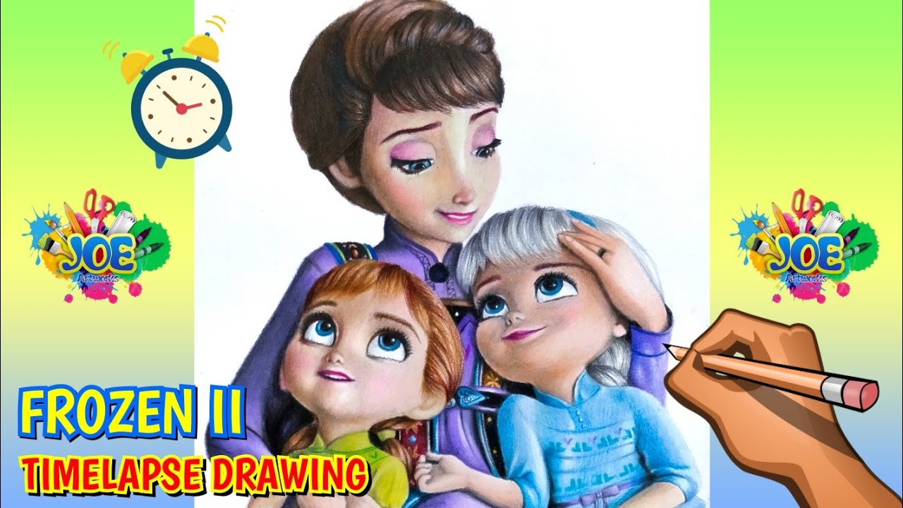 Frozen II - Timelapse Drawing by Joe - YouTube
