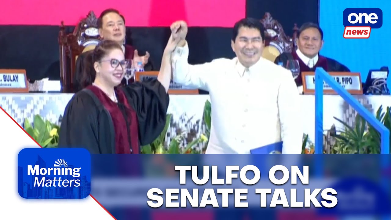 Tulfo: No one has spoken to me about Senate shakeup | Morning Matters ...