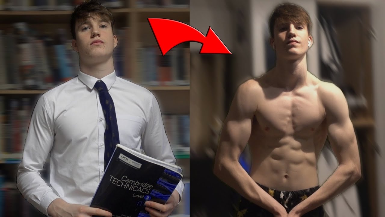 Day In the Life | How I Balance Gym and Exams | Skinny Kid Bulking Up ...