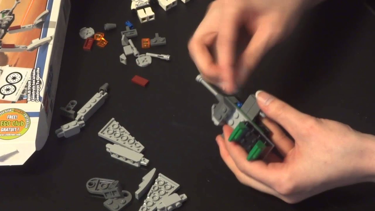 Lego Build - 8014 - Clone Walker Battle Pack - YouTube