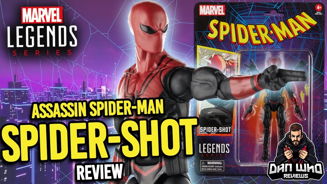 Marvel Legends Spider-Shot Spider Assassin Spider-Man Retro 2024 Review ...