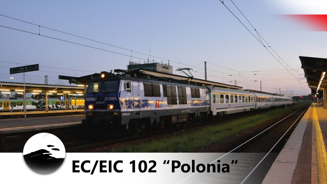 [4K] EC/EIC 102 "Polonia" Wien Hbf - Warszawa Wschodnia - YouTube